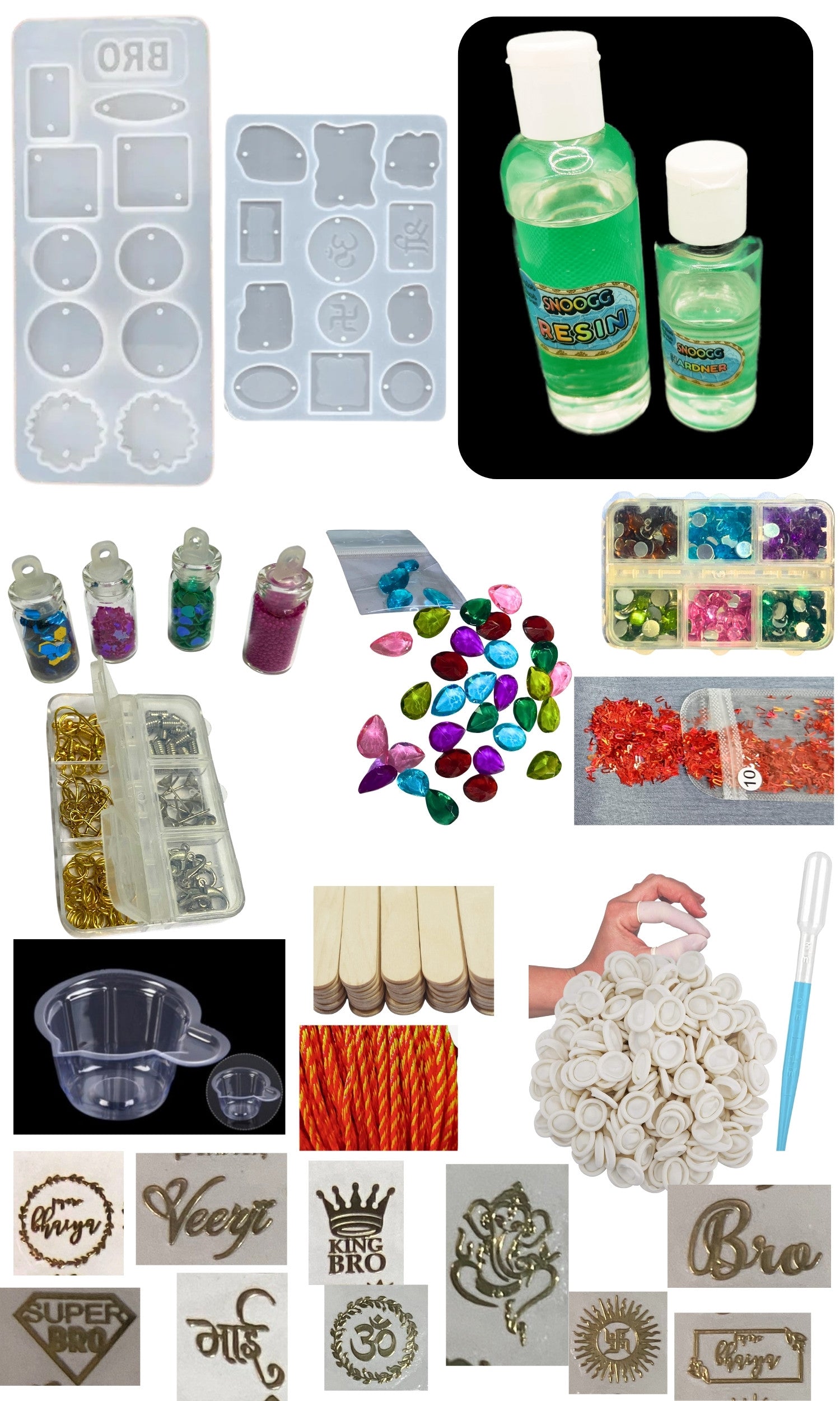 Snoogg All-in-One Resin Art Kit for DIY Gifting | Complete Epoxy Resin
